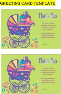 Greeting Card Template - Excel Word Template