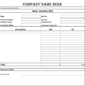 Free Voucher Templates - Excel Word Template