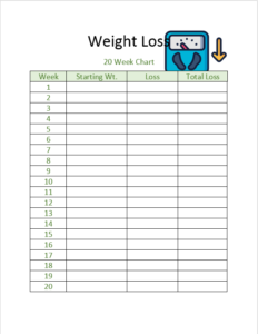 Weight Loss Tracker Templates - Excel Word Template