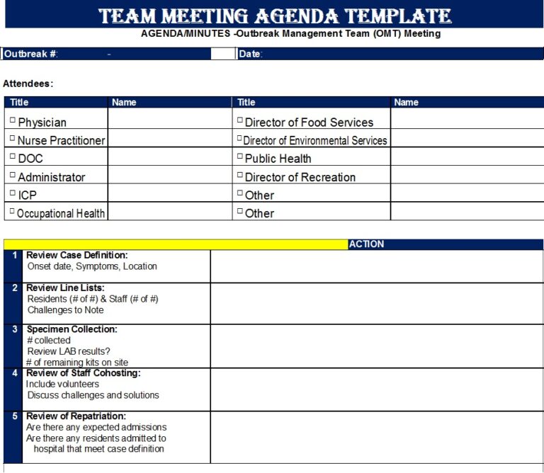 Best 09 Team Management Meeting Agenda Templates - Excel Word Template